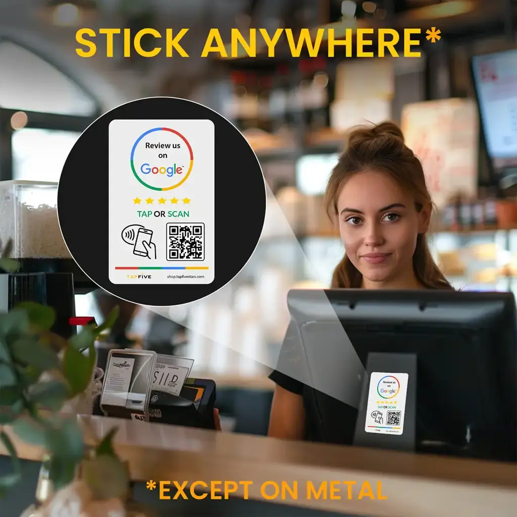 TapFive Card - Google Review Tap Card