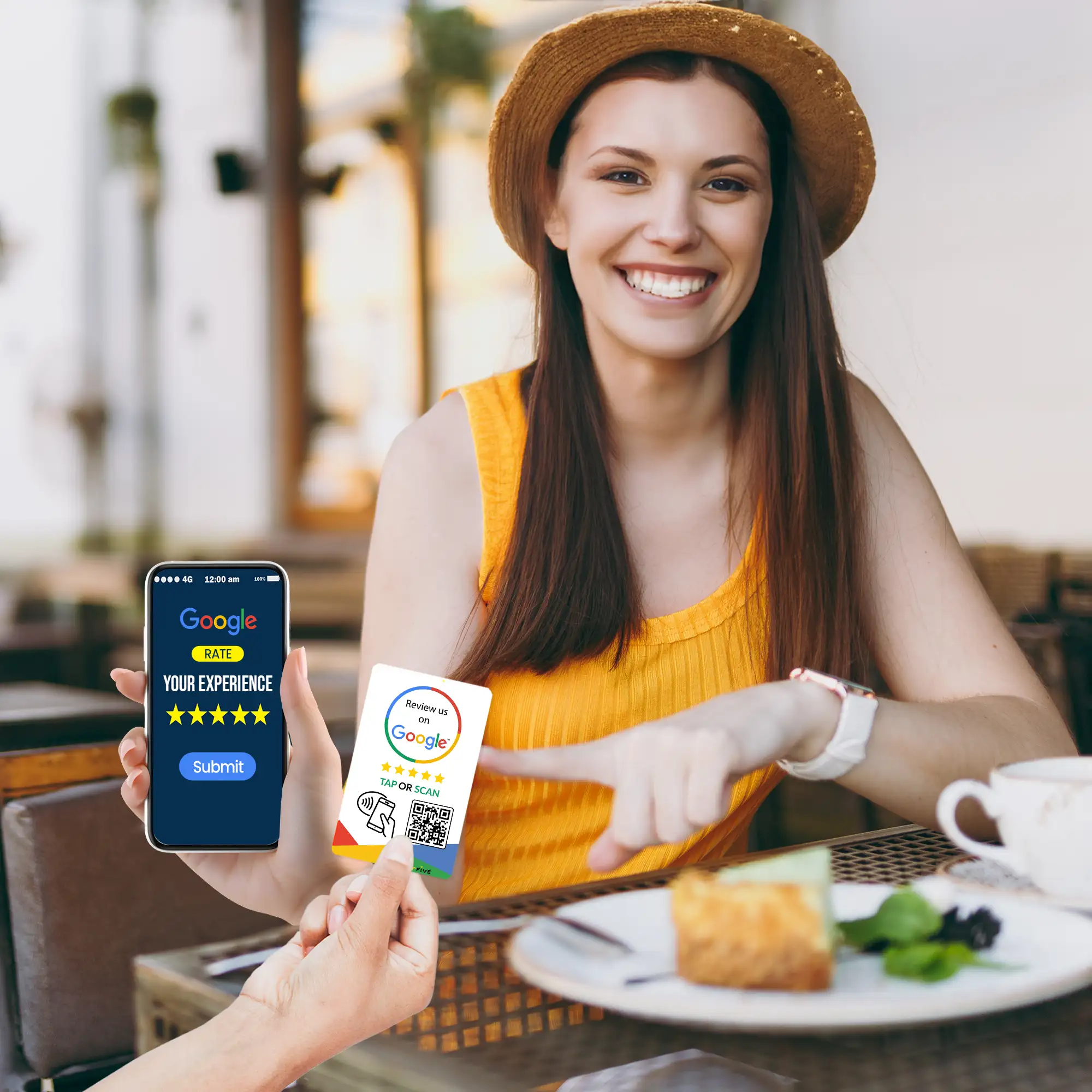 TapFive Card - Google Review Tap Card
