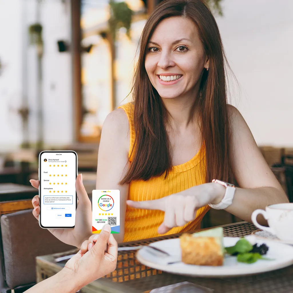 TapFive Card - Google Review Tap Card