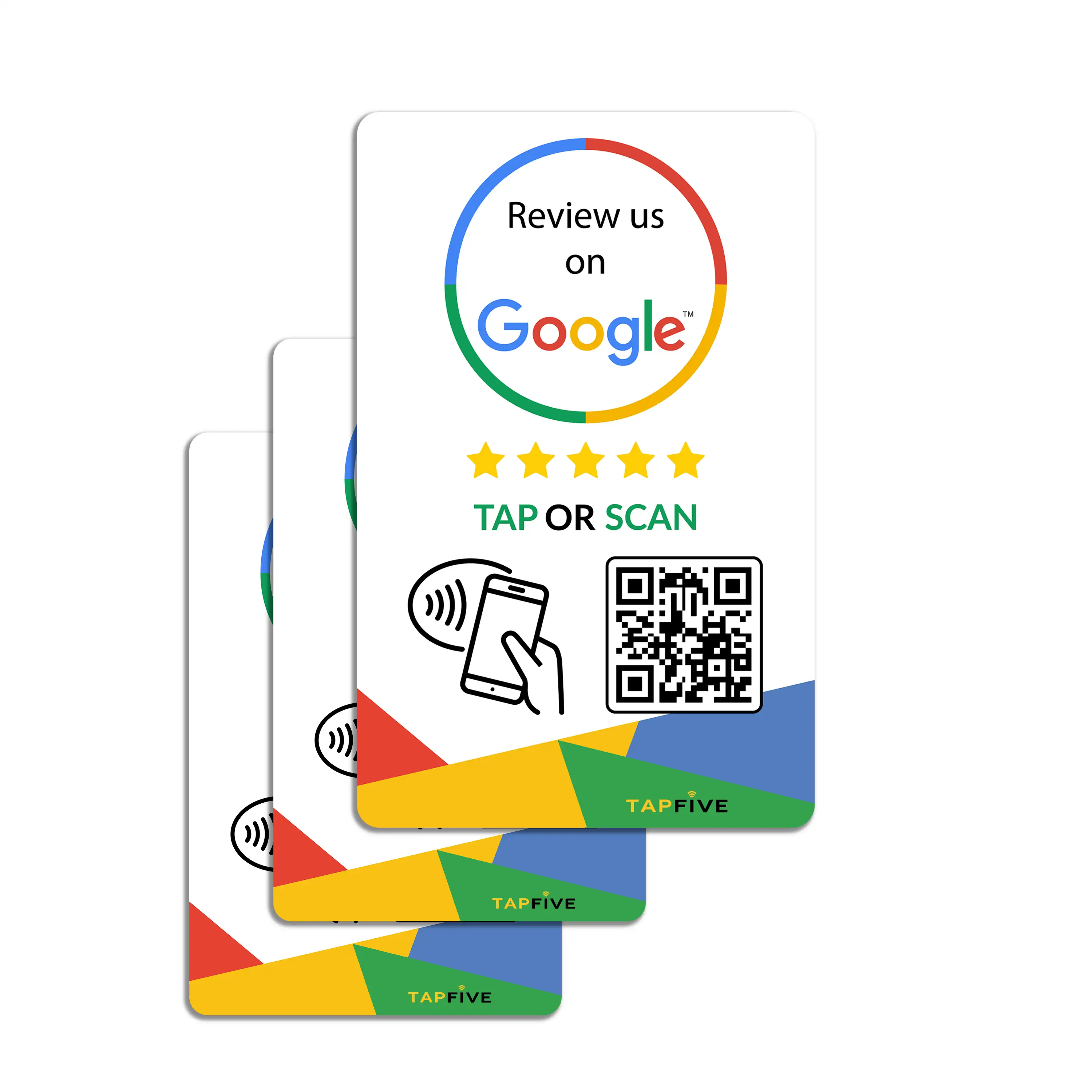TapFive Card - Google Review Tap Card