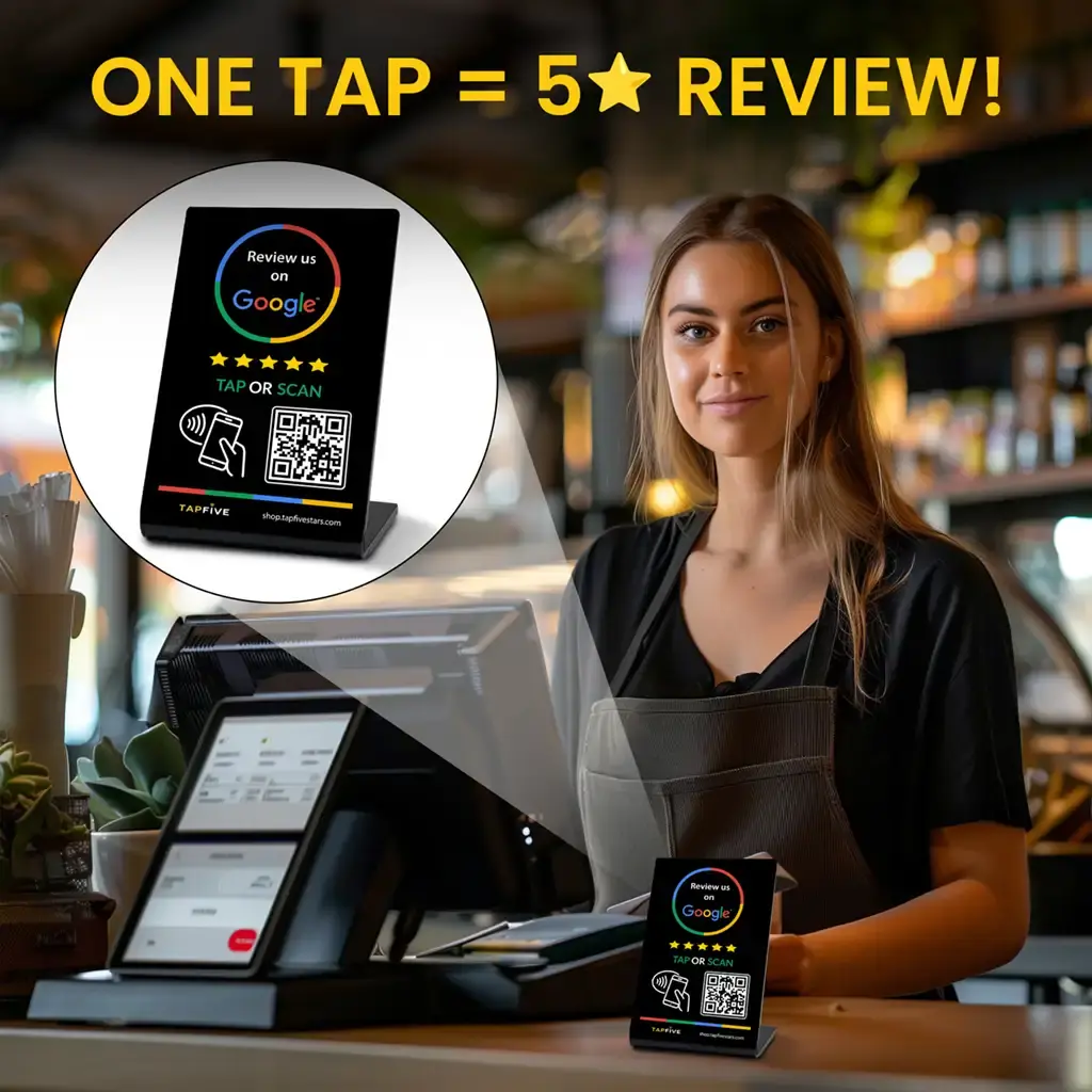 TapFive Card - Google Review Tap Card